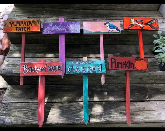 CUSTOM Painted Garden/yard Sign - Etsy