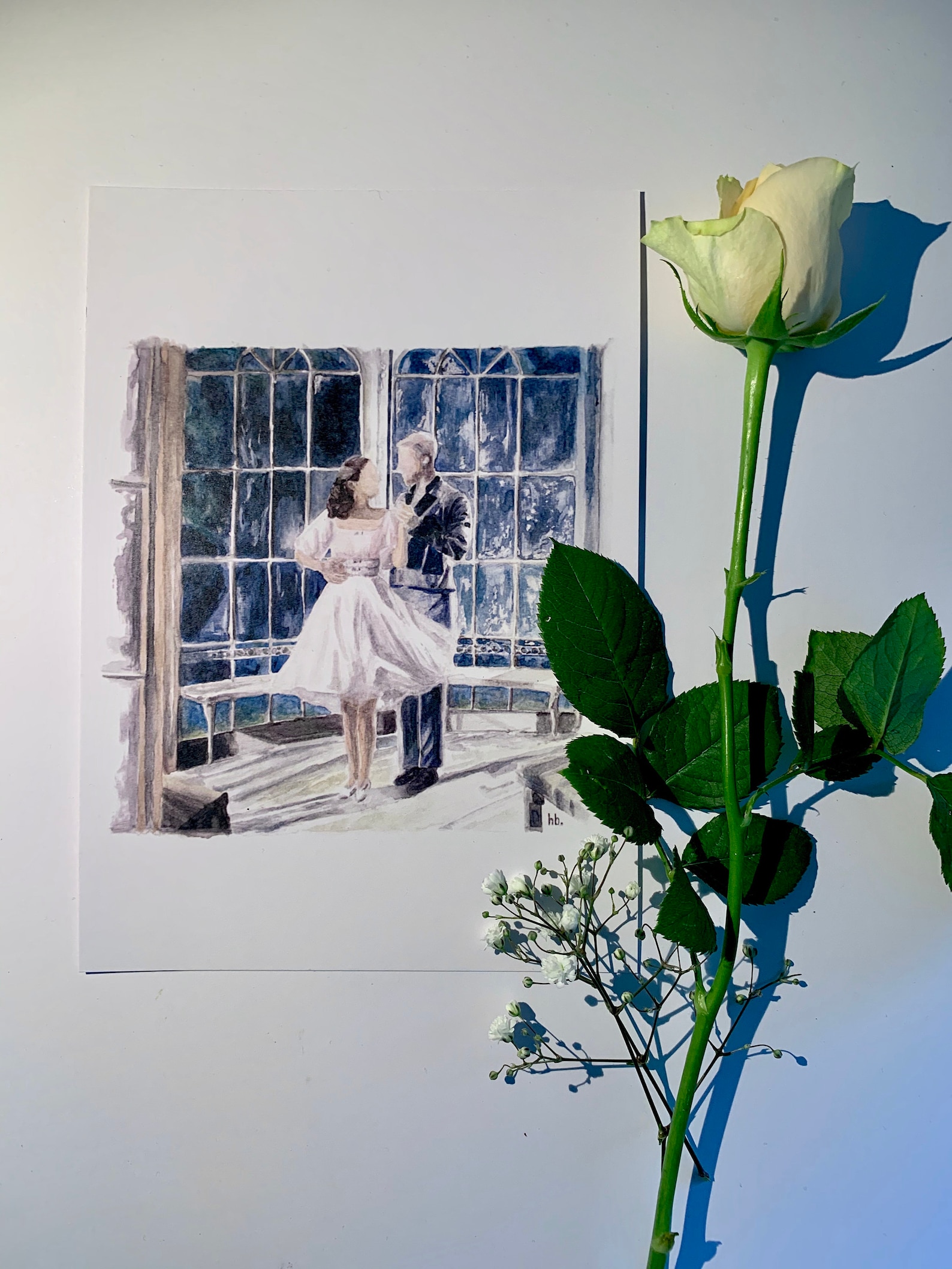 Rolfe & Liesl Original Watercolour Art Print | Sound of Music ...