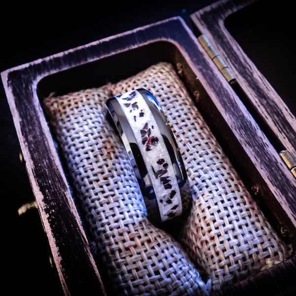 Fire and Ice Wedding Ring - Etsy