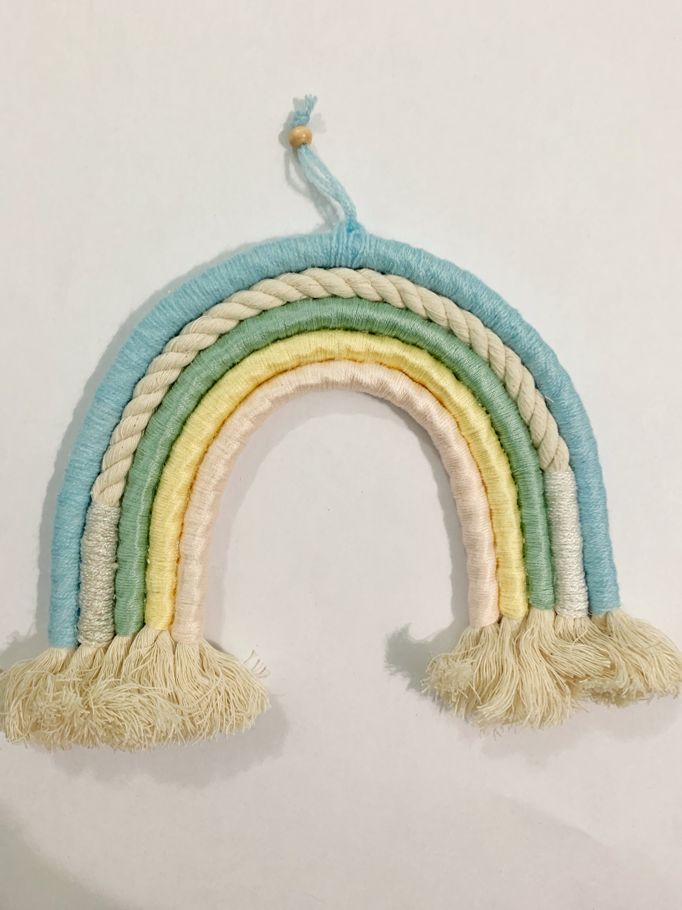 Boho Macrame Rainbow baby Shower Nursery Wall Decor - Etsy