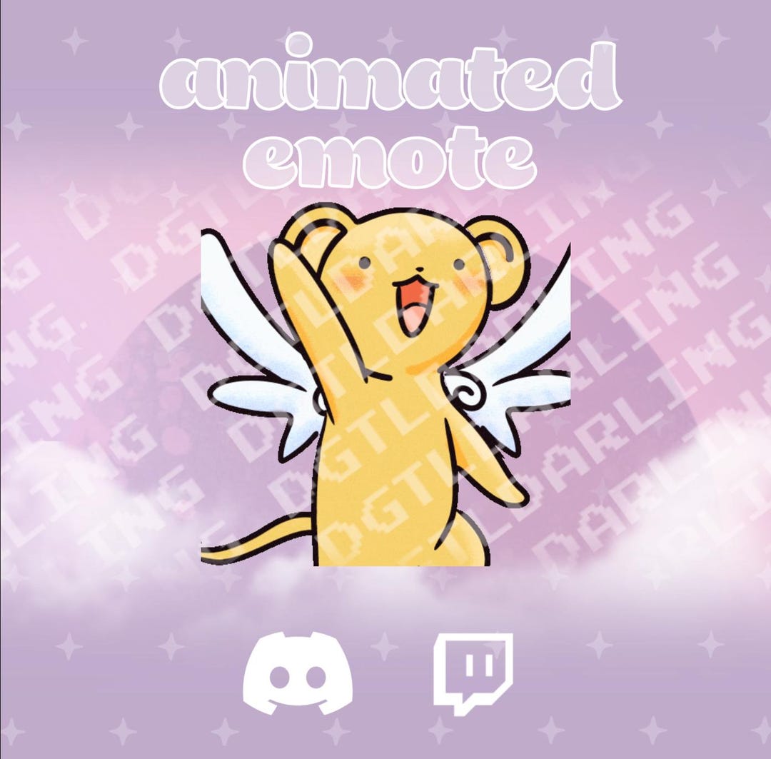 Animated Emote | Kero | Wave Hello | Twitch Discord - Etsy