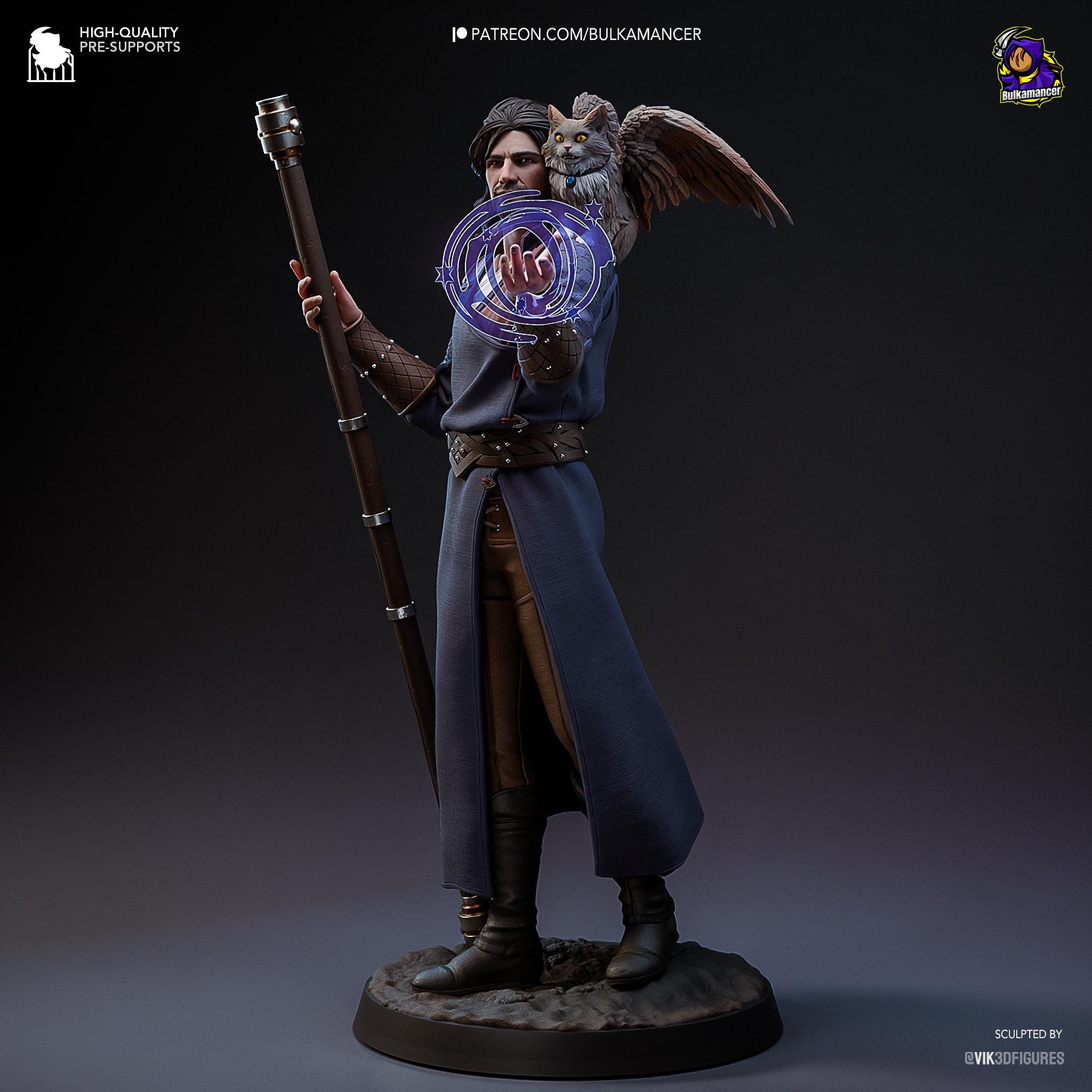Gale of Waterdeep Painted Figure | Baldurs Gate 3 Wizard | Channeling ...