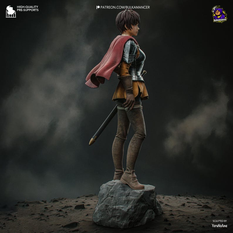 Casca - Berserk: the Golden Age Arc - DIY Kit, 1/8 Scale, 243mm 9.57in ...