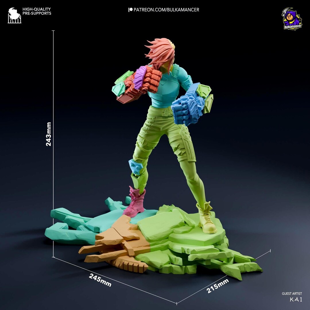 Arcane Vi Figure Kit - Arcane League of Legends - 1/8 Scale - Etsy