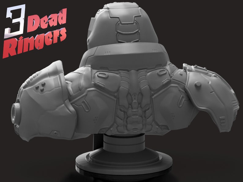 Doom Slayer Bust Resin Kit - Etsy