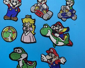Blue Shell Mario Kart Iron on Patch Shiny Metallic - Etsy