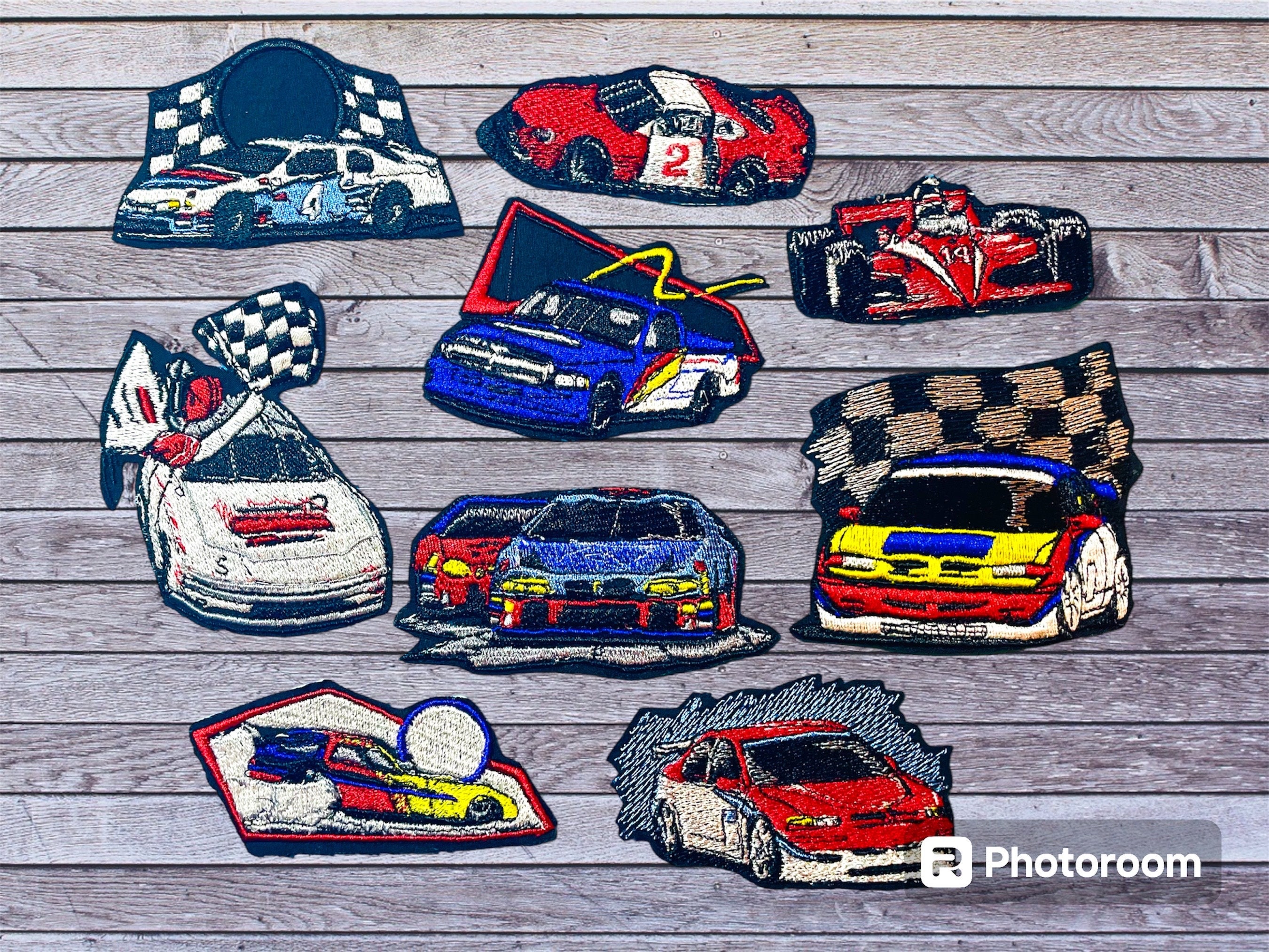 Race Cars Iron-on Patches - Etsy