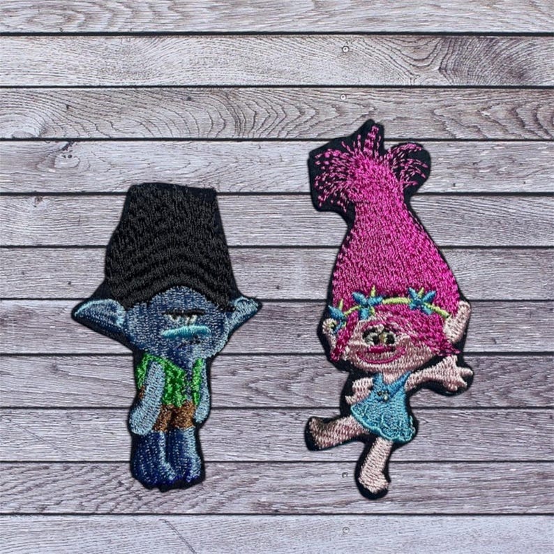 Iron-on Trolls Patches - Etsy