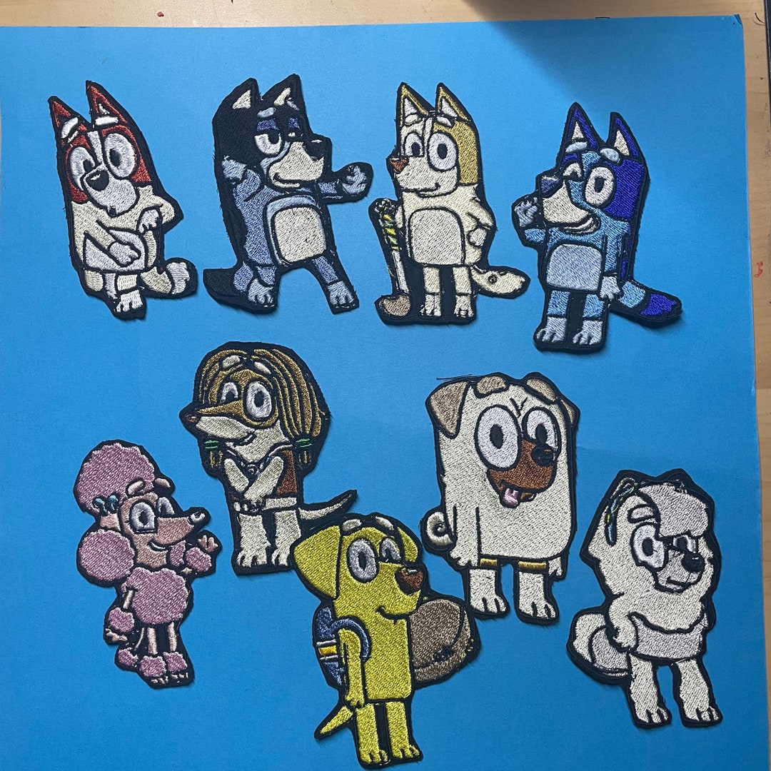 Iron-on Patches Bluey - Etsy