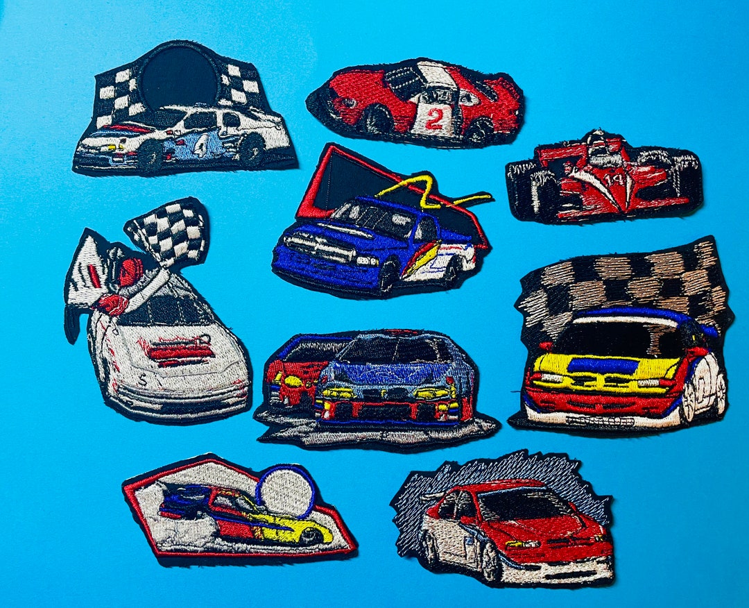 Race Cars Iron-on Patches - Etsy
