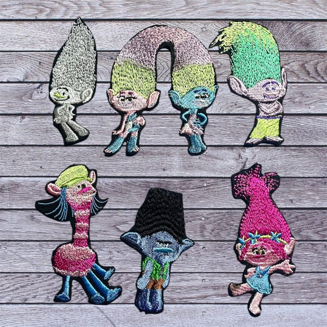 Iron-on Trolls Patches - Etsy