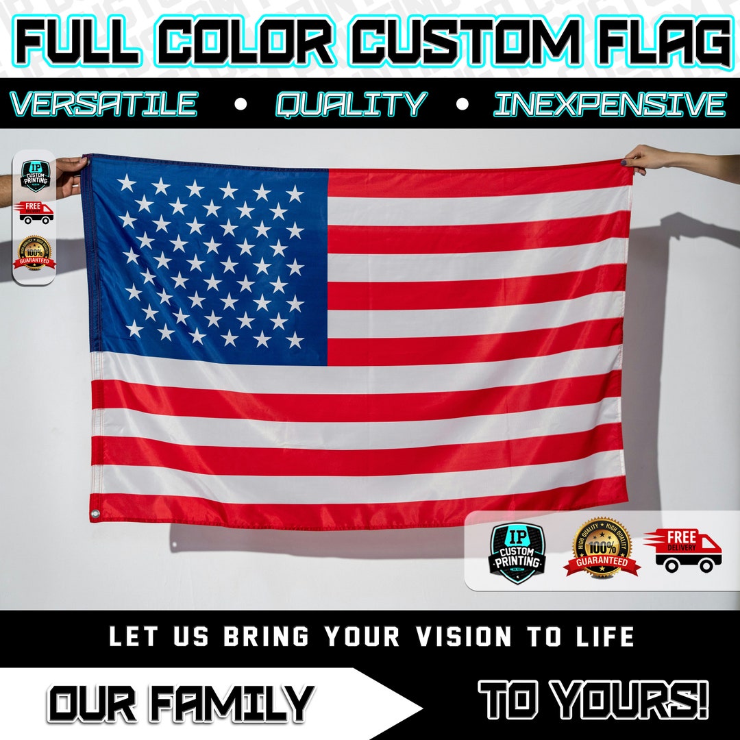 Custom Flag 3x5 FT Design Print Your Own Logo/photo/picture/text ...