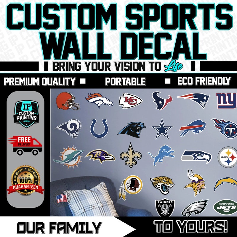 Sports Wall Stickers - Etsy