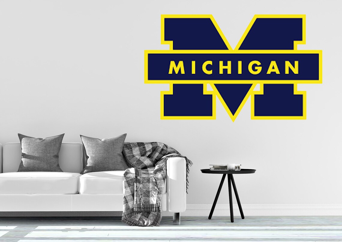 Custom NCAA Football Wall Decal: Personalized College Sports Logo ...