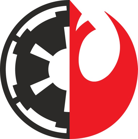 Star Wars Imperium Logo Rot Galactic Empire Logo Etsy