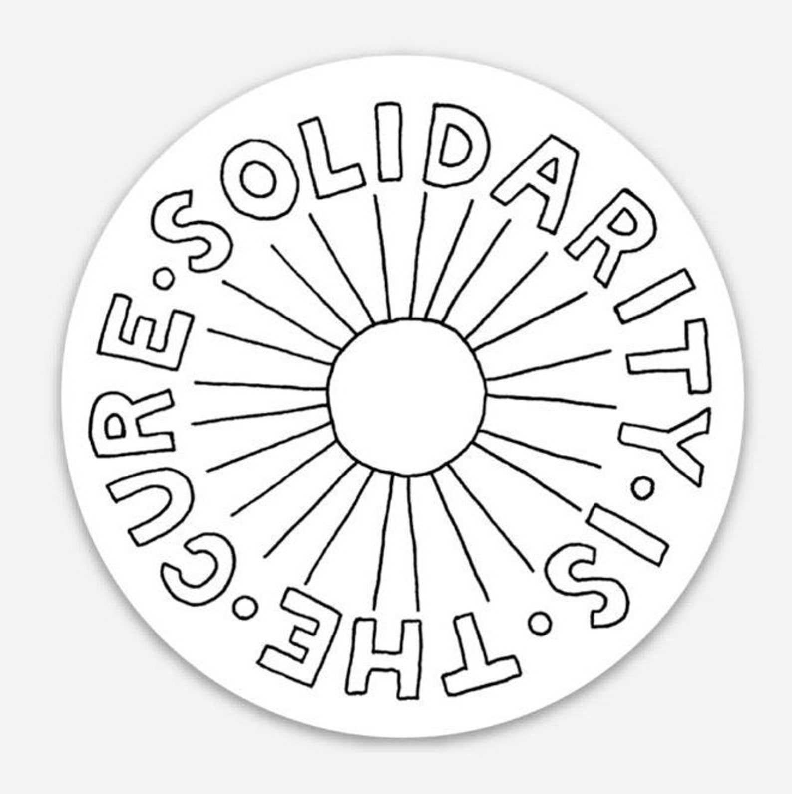 Solidarity Sticker Socialist Decal Communist Sticker - Etsy