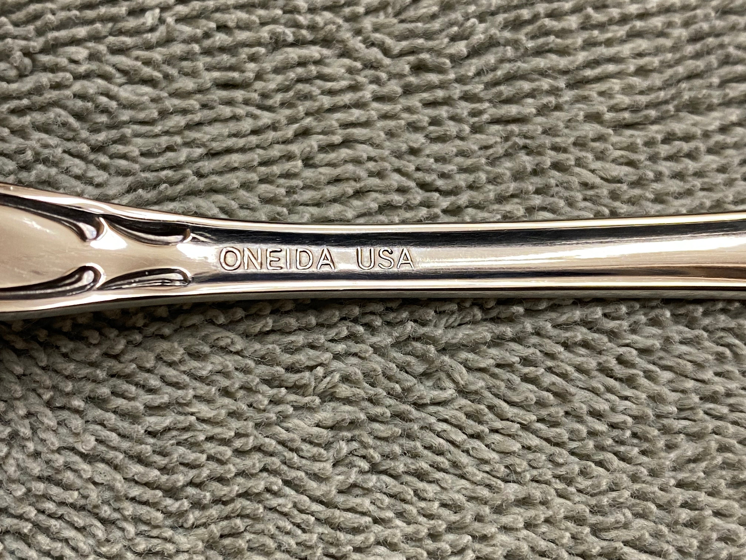 Oneida True Rose/arbor Rose USA Stainless Flatware 4 Dinner Forks 7.25 ...