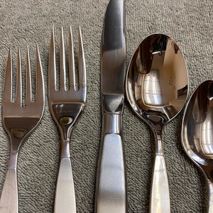 Oneida Frostfire Satin Stainless steel flatware One-5 piece place ...