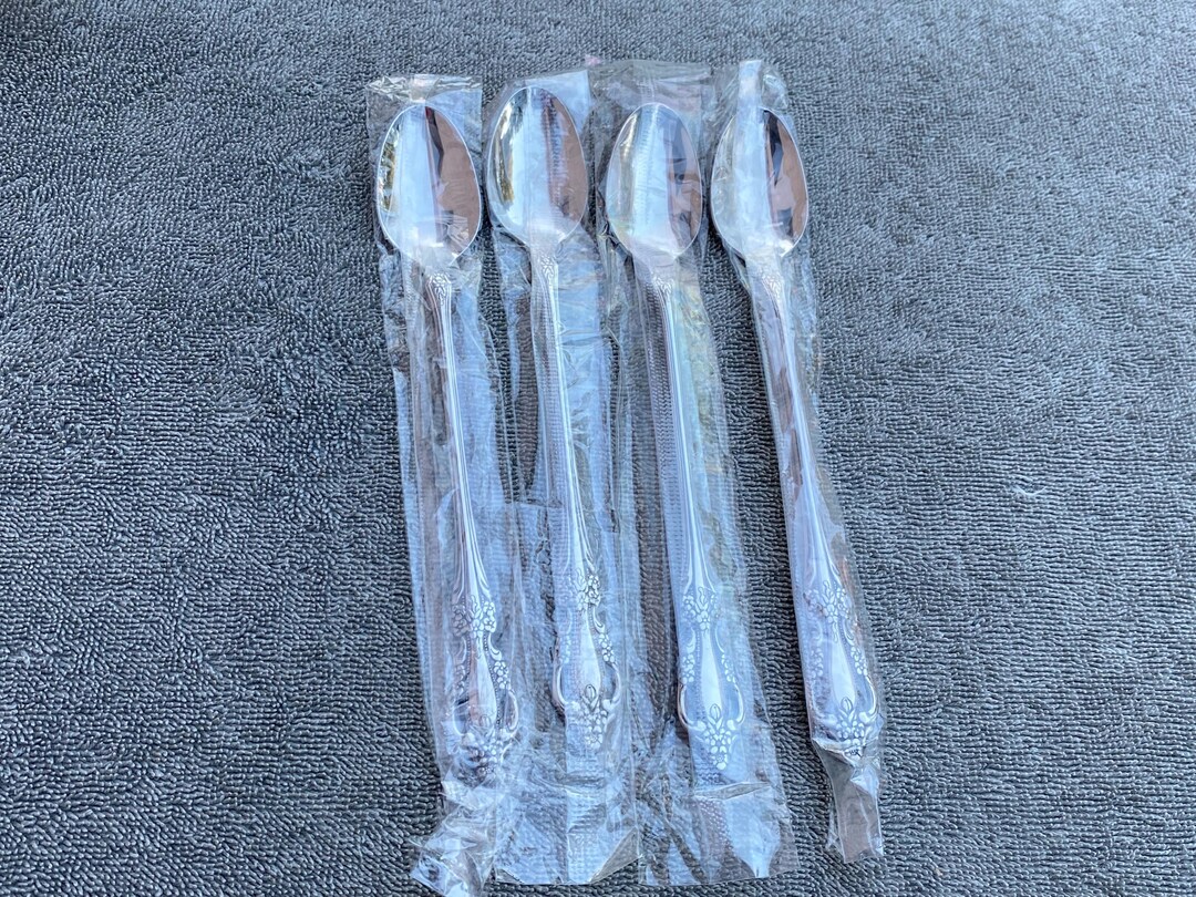 Oneida Raphael Distinction Deluxe Stainless HH Flatware Set of 4 Iced ...