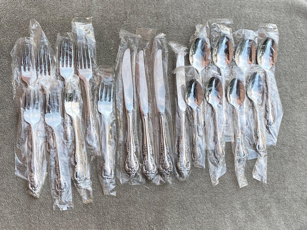 Oneida Brahms Community Stainless Flatware 20 Piece Set, Service for 4 ...