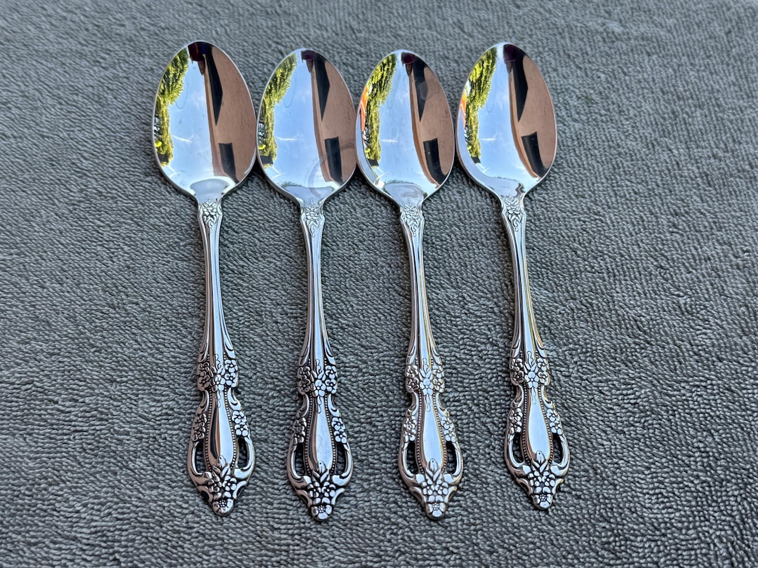 Oneida Raphael Distinction Deluxe Stainless HH Flatware Set of 4 ...