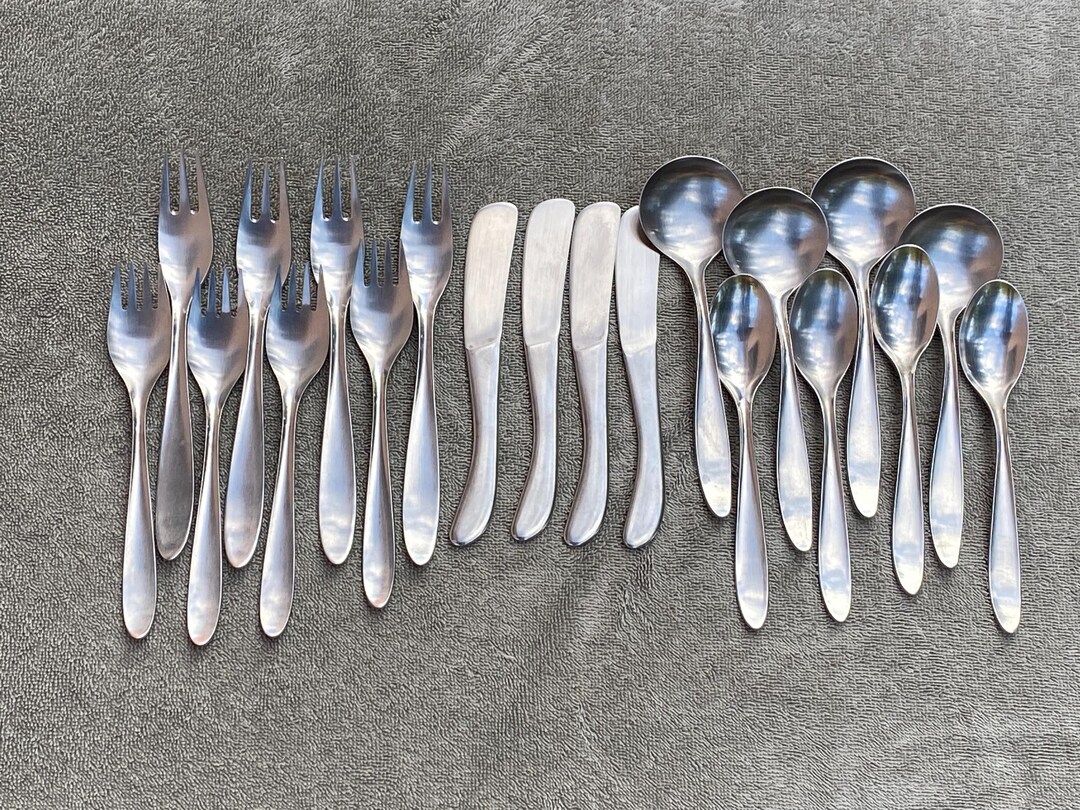 Lauffer Designs 1 Germany Stainless Flatware 20 Piece Set, Service for ...