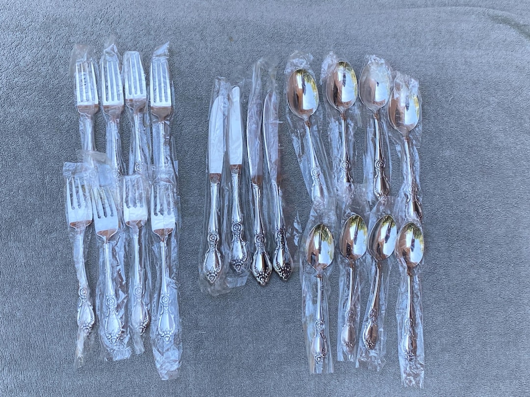 Oneida Plantation Community Stainless Steel Flatware 20 Piece Set ...