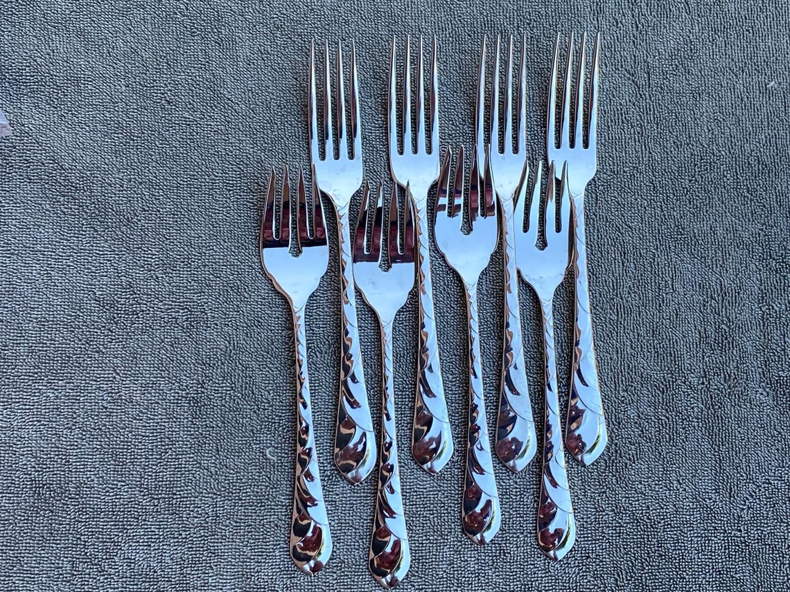 Oneida Pacific Tide Community Stainless Flatware 20 Piece Set Excellent ...