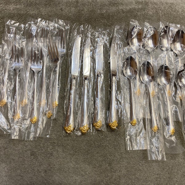 Oneida Gold Flatware - Etsy