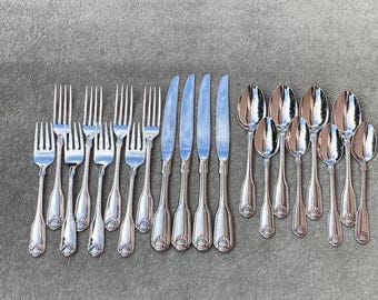 Oneida Silver Community Stainless Silverware / Flatware Complete Set ...