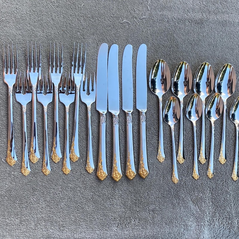 Vintage Full Set Flatware - Etsy