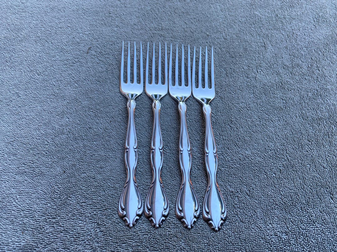 Oneida Cantata Community Stainless Flatware 4 Dinner Forks 7.25" - Etsy