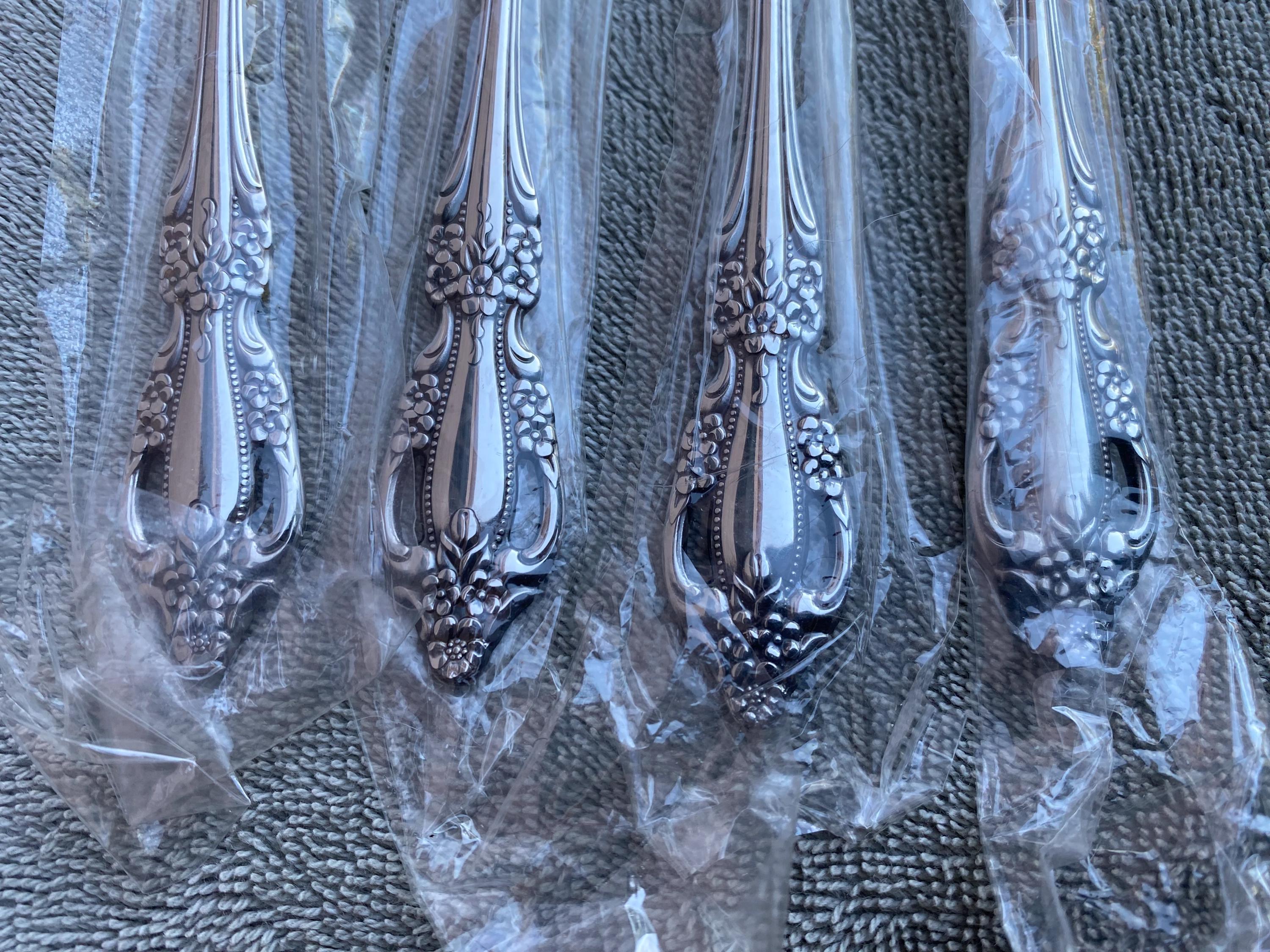 Oneida Raphael Distinction Deluxe Stainless HH Flatware Set of 4 Dinner ...