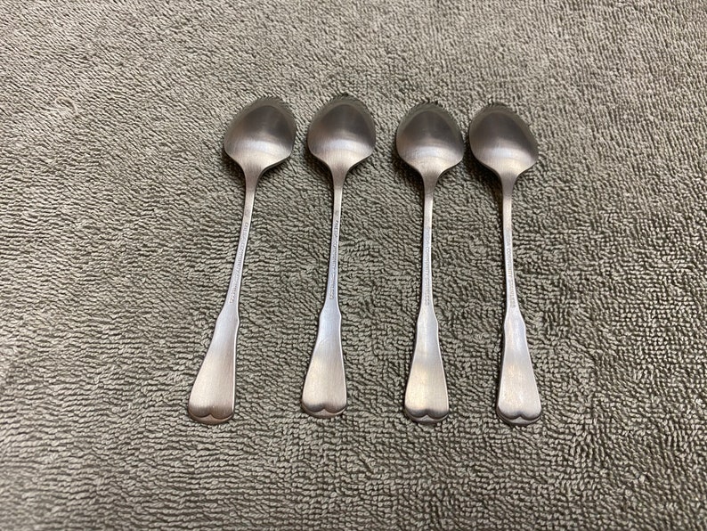 Oneida Patrick Henry Community Stainless Flatware Set of 4 Demitasse ...