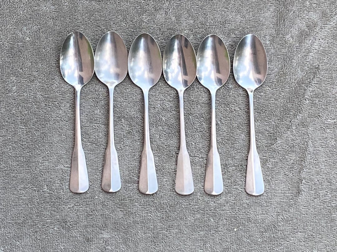 Oneida Colonial Artistry Distinction Deluxe Stainless HH 6 Teaspoons 6 ...