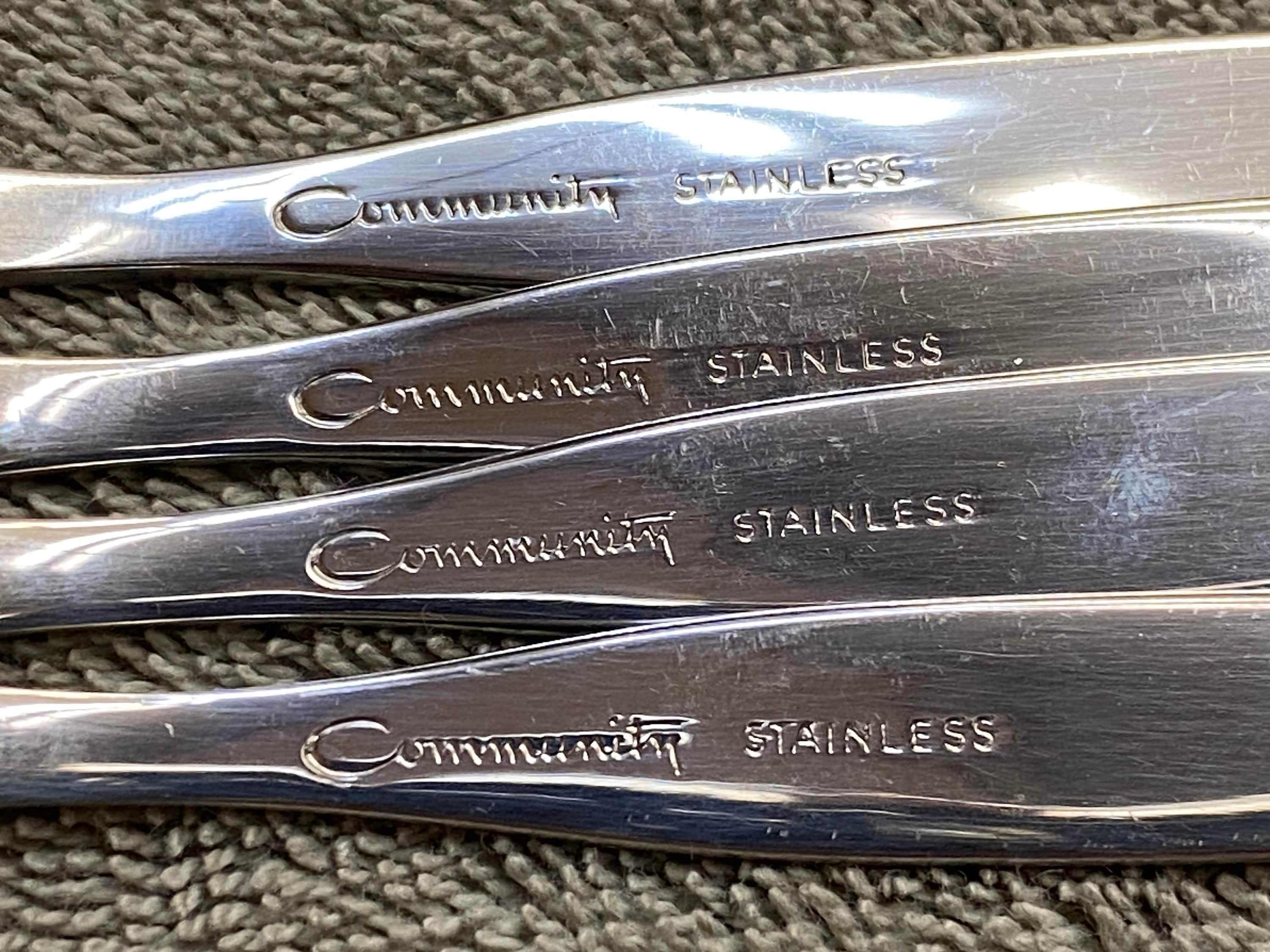 Oneida Frostfire Community Stainless Flatware 20 Piece Set - Etsy