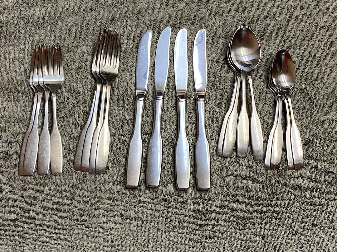 Oneida Paul Revere Community Stainless Flatware 20 Piece Set USED - Etsy