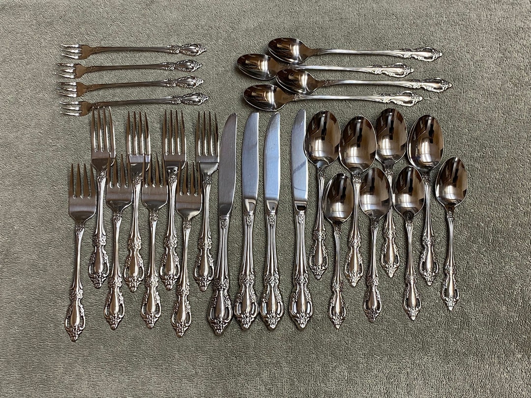 Oneida Raphael Distinction Deluxe Stainless HH 28 Piece Set - Etsy