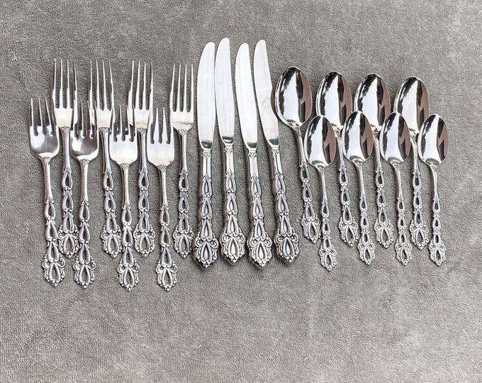 Oneida Chandelier Community Stainless Steel Flatware 20 Piece Set - Etsy