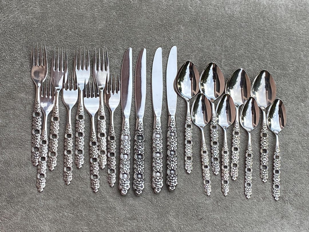 Oneida VIOLA VOILA Community Stainless Steel Flatware 20 Piece Set ...