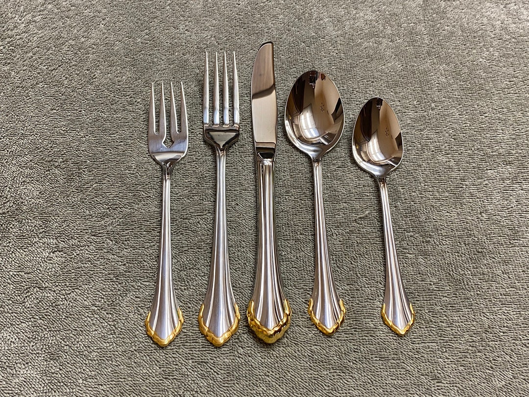 Oneida Golden Clarette Community Stainless Steel USA Flatware - Etsy