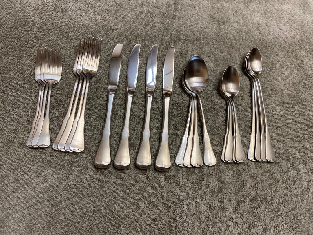 Oneida Patrick Henry Community Stainless Flatware 24 Piece Set Excellent - Etsy