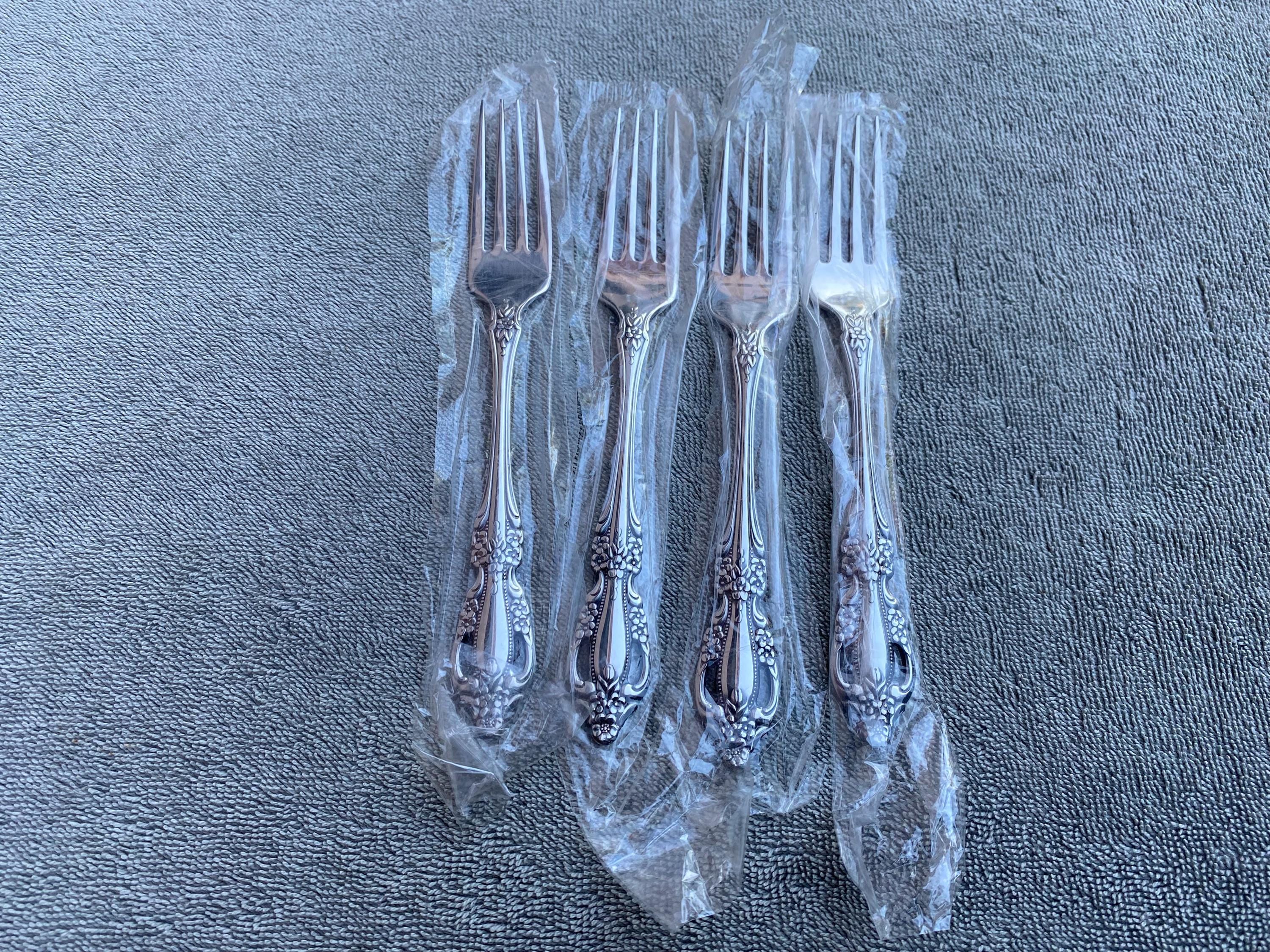 Oneida Raphael Distinction Deluxe Stainless HH Flatware Set of 4 Dinner ...