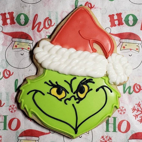 Grinch Cookie Cutter - Etsy