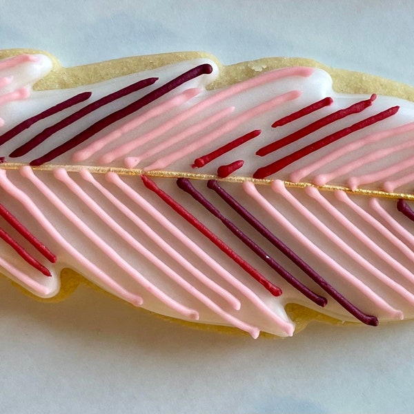Feather Cookie - Etsy