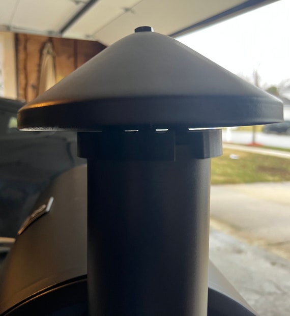 Smoke Stack Cover and Grease Drain Plug Black Set for Z Grills | Etsy