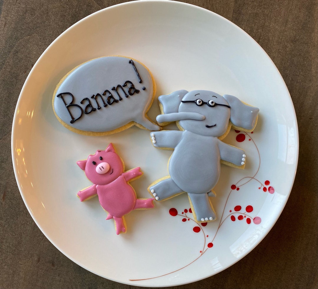 Elephant and Piggie Cookie Cutter Set - Etsy