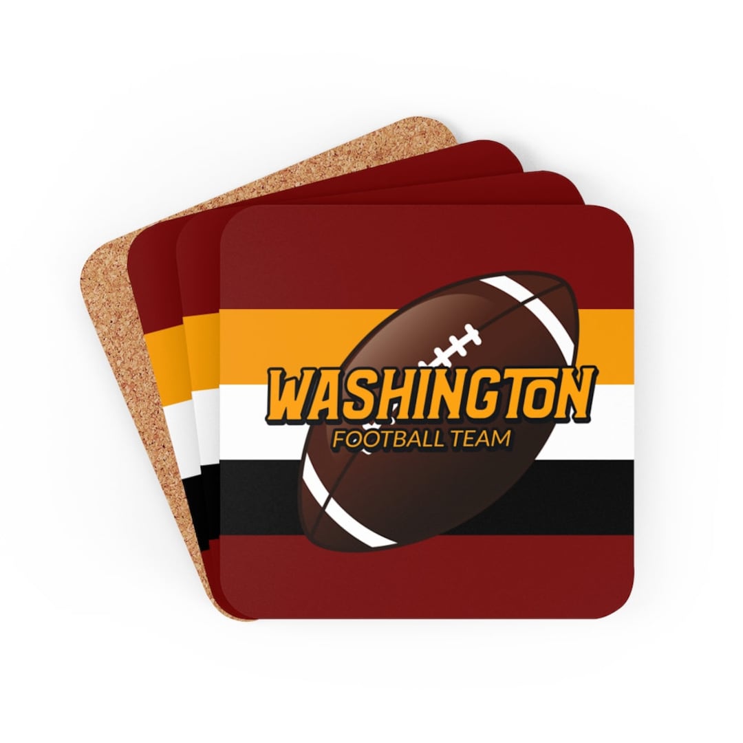 Washington Football Team Coaster, Bar Coasters, Drink Coasters ...