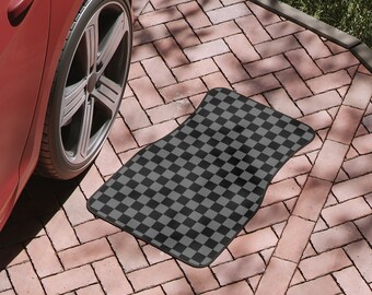 Car Checkered Floor Mats - Etsy