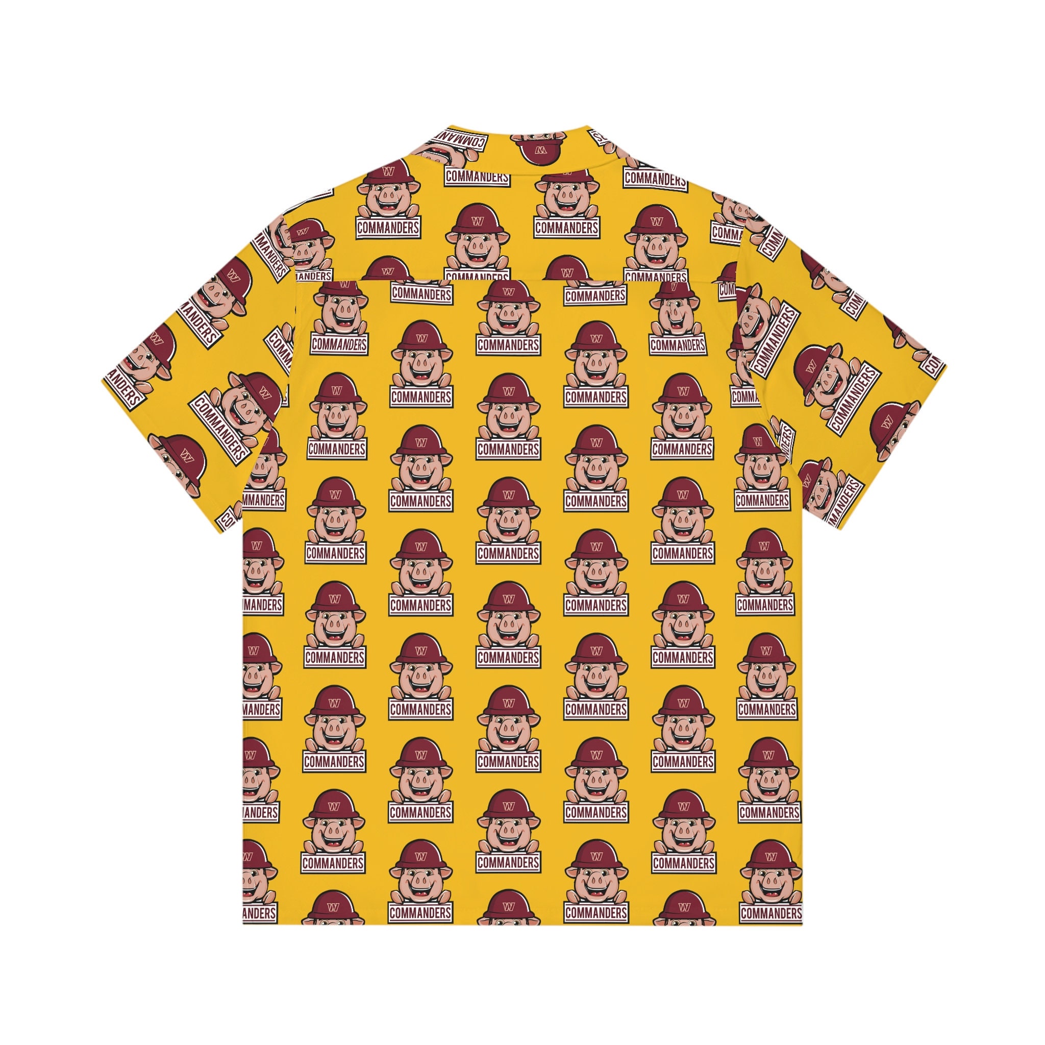 Washington Commanders Major Tuddy Mascot Men's Hawaiian Shirt sold by ...